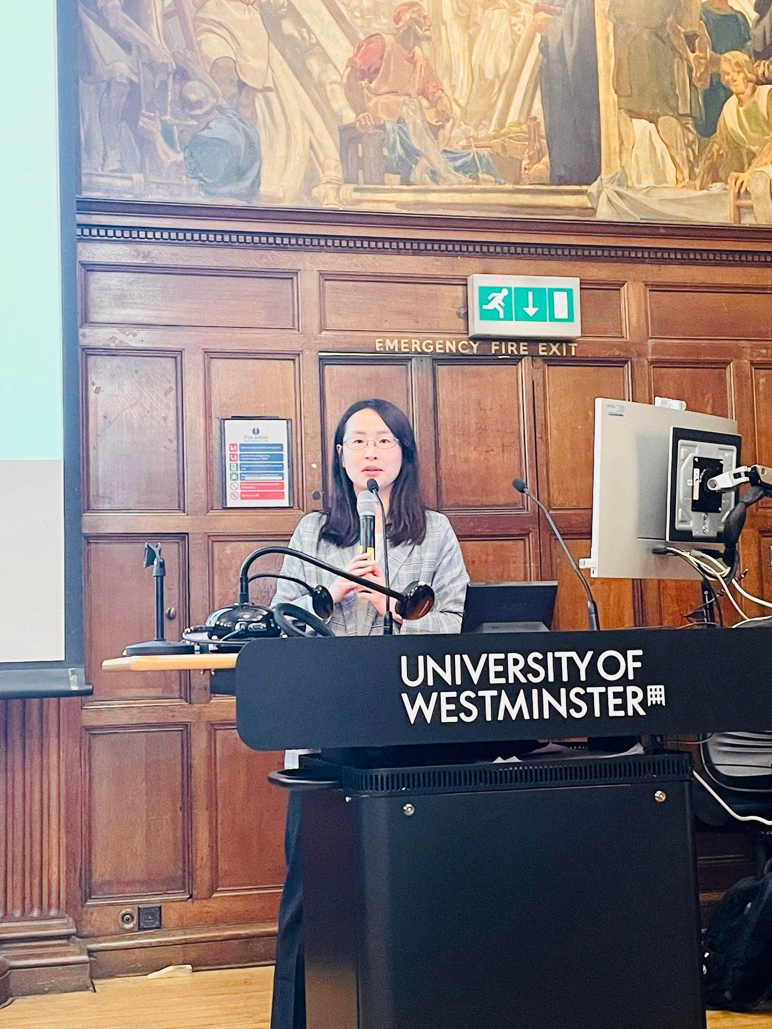 Dr Ssu-Han Yu speaks at the Conversation on Small States (CoSS) at the ...